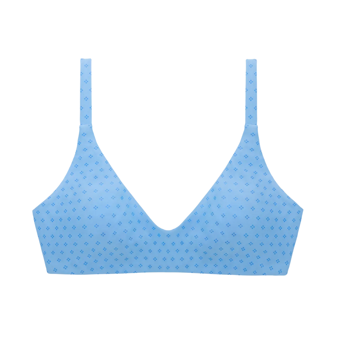 women's le marin dot scoop neck bikini top – minnow
