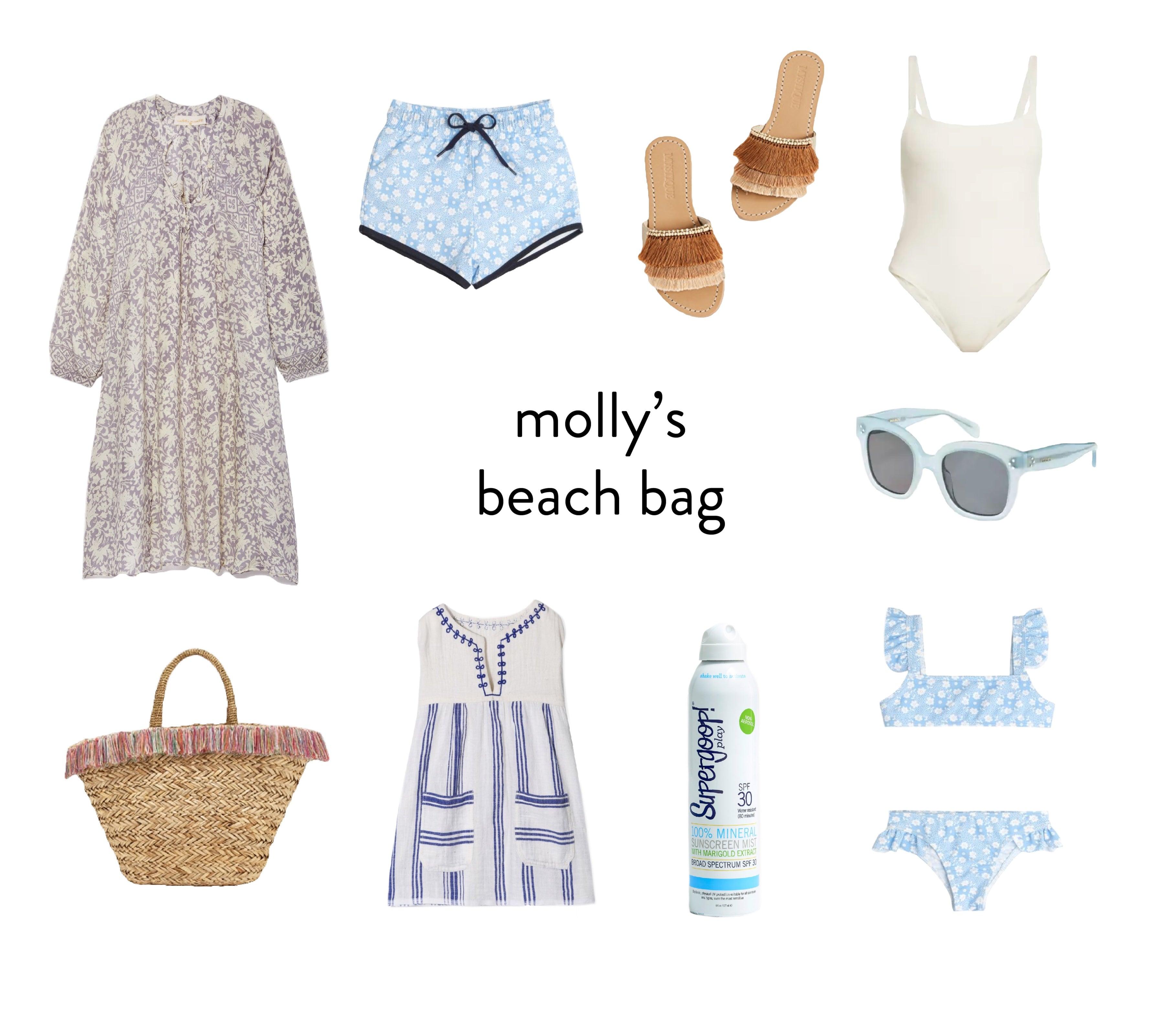 what's in molly's beach bag! – minnow