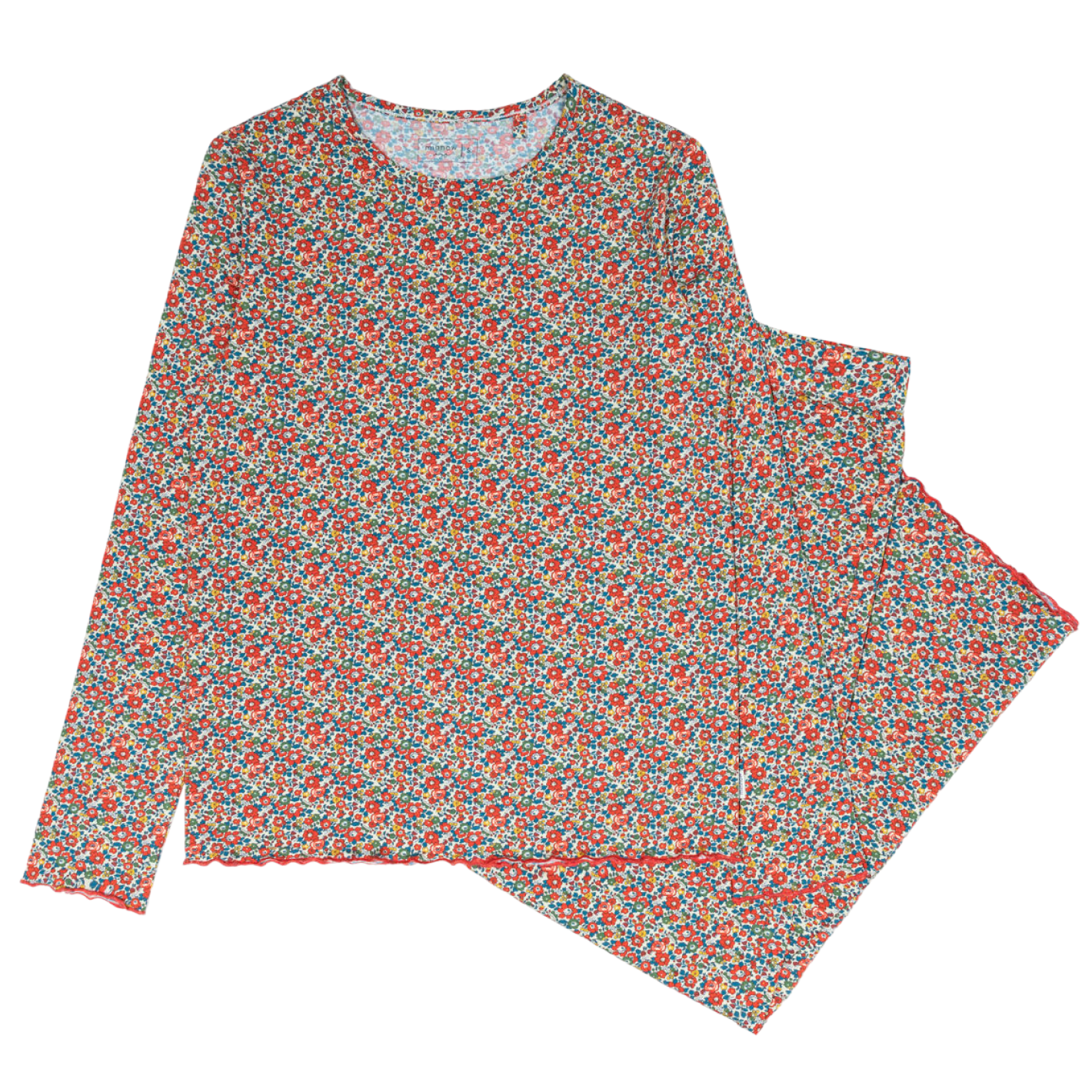 women's Betsy Ann pajamas set made with Liberty Fabrics – minnow